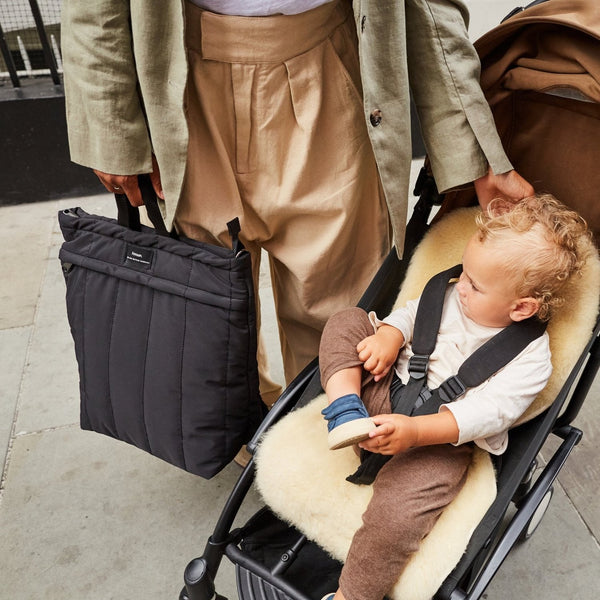 Rae Eco Changing Backpack - Black Sustainable & Stylish