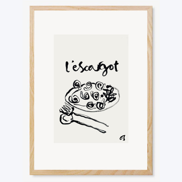 L'Escargot Art Print