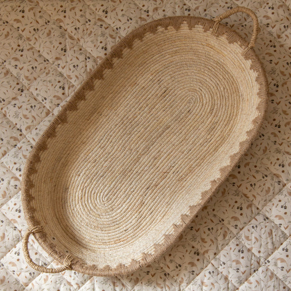 Maize Woven Changing Basket (Natural)