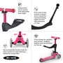 Mini Micro 3 in 1 Deluxe Scooter with Push Handle-Micro Scooter