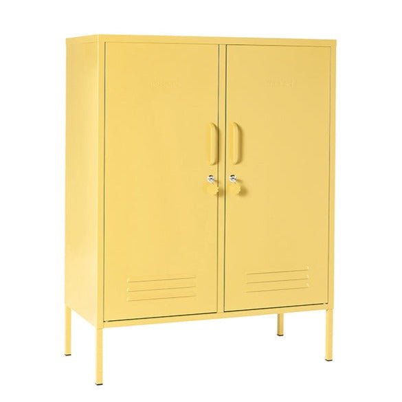 The Midi Double Door Locker Cabinet (Butter) - Mustard Made – Ando