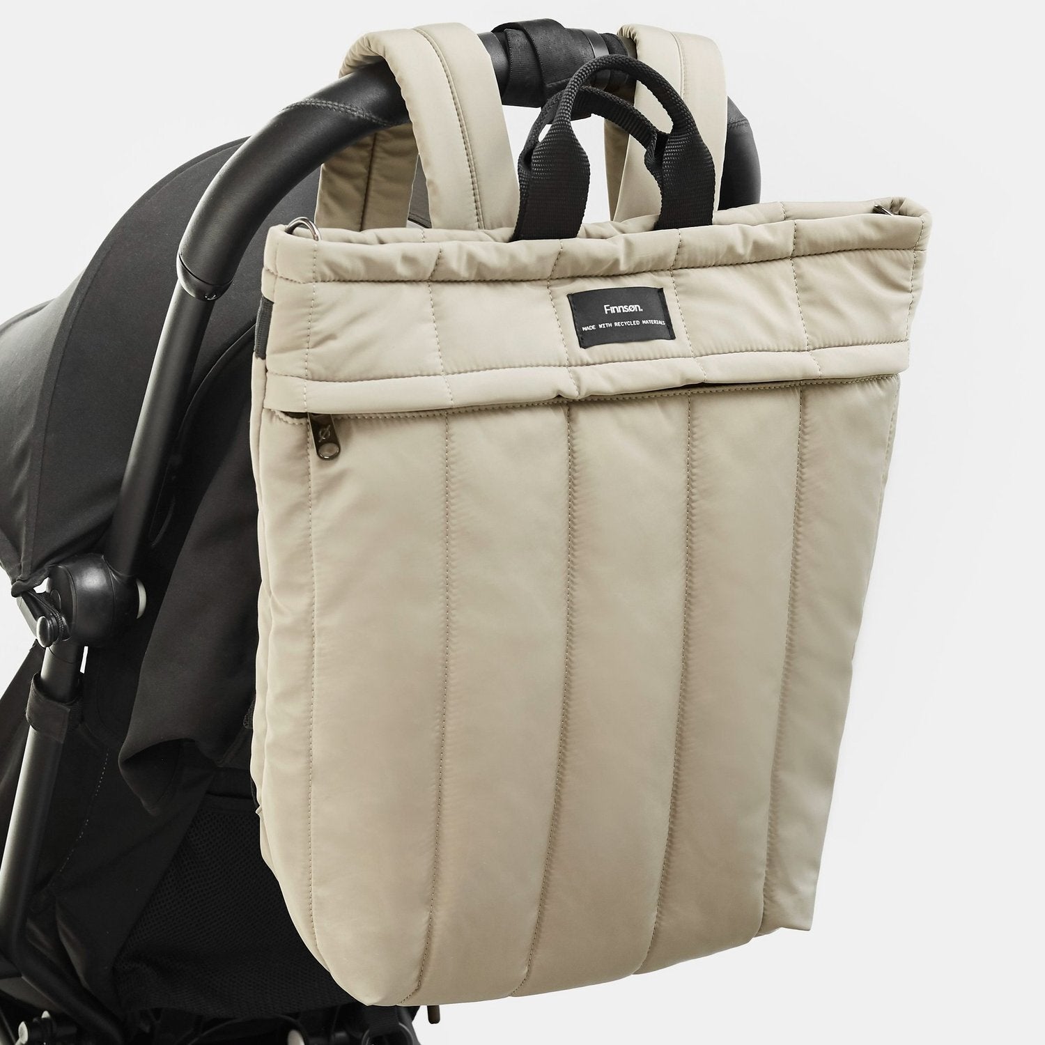 Rae Eco Changing Backpack with Mat - Taupe Convenience