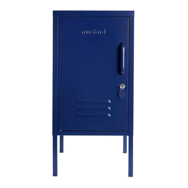 The Shorty Single Door Locker Cabinet (Navy) (Opens to Left)