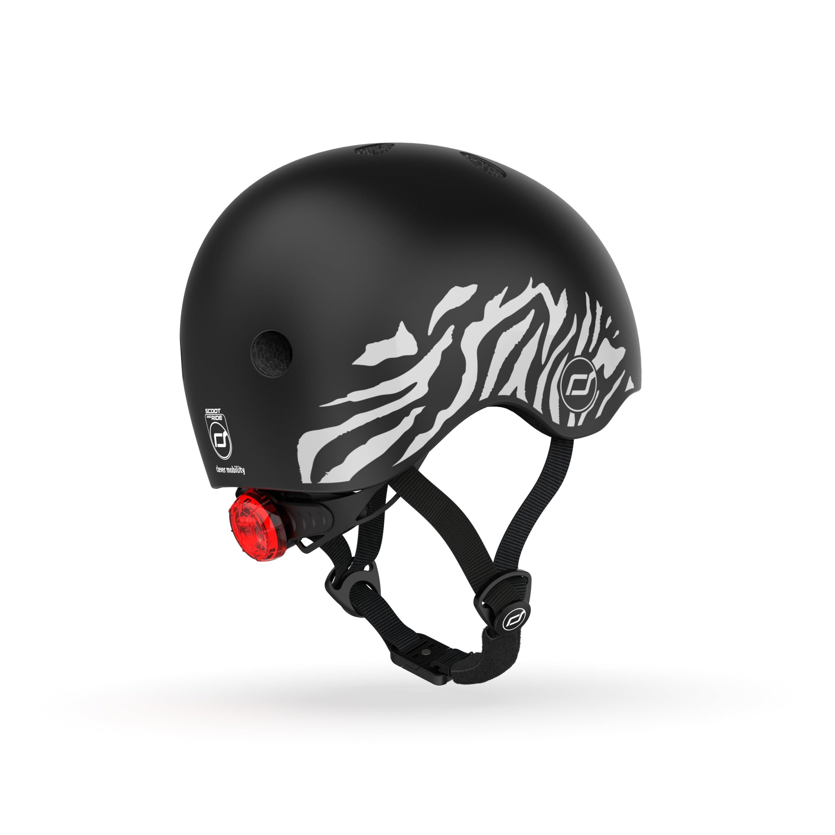 Scoot Ride Zebra Print Baby Bike Helmet XXS S