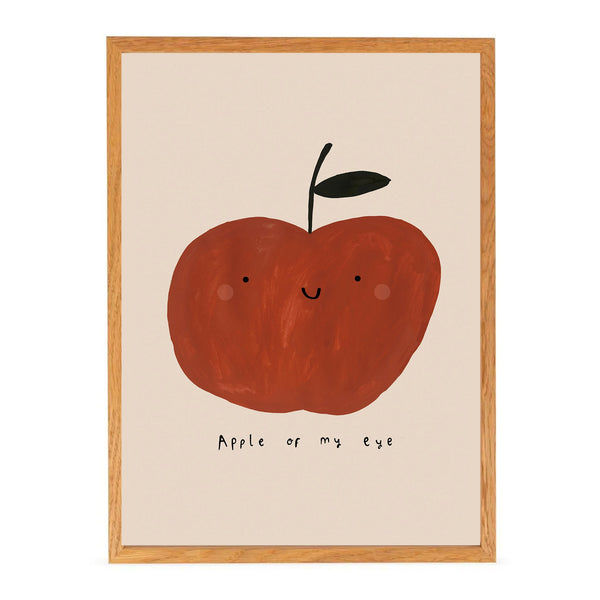 'Apple of My Eye' Hand Painted Print - Yaya Studio