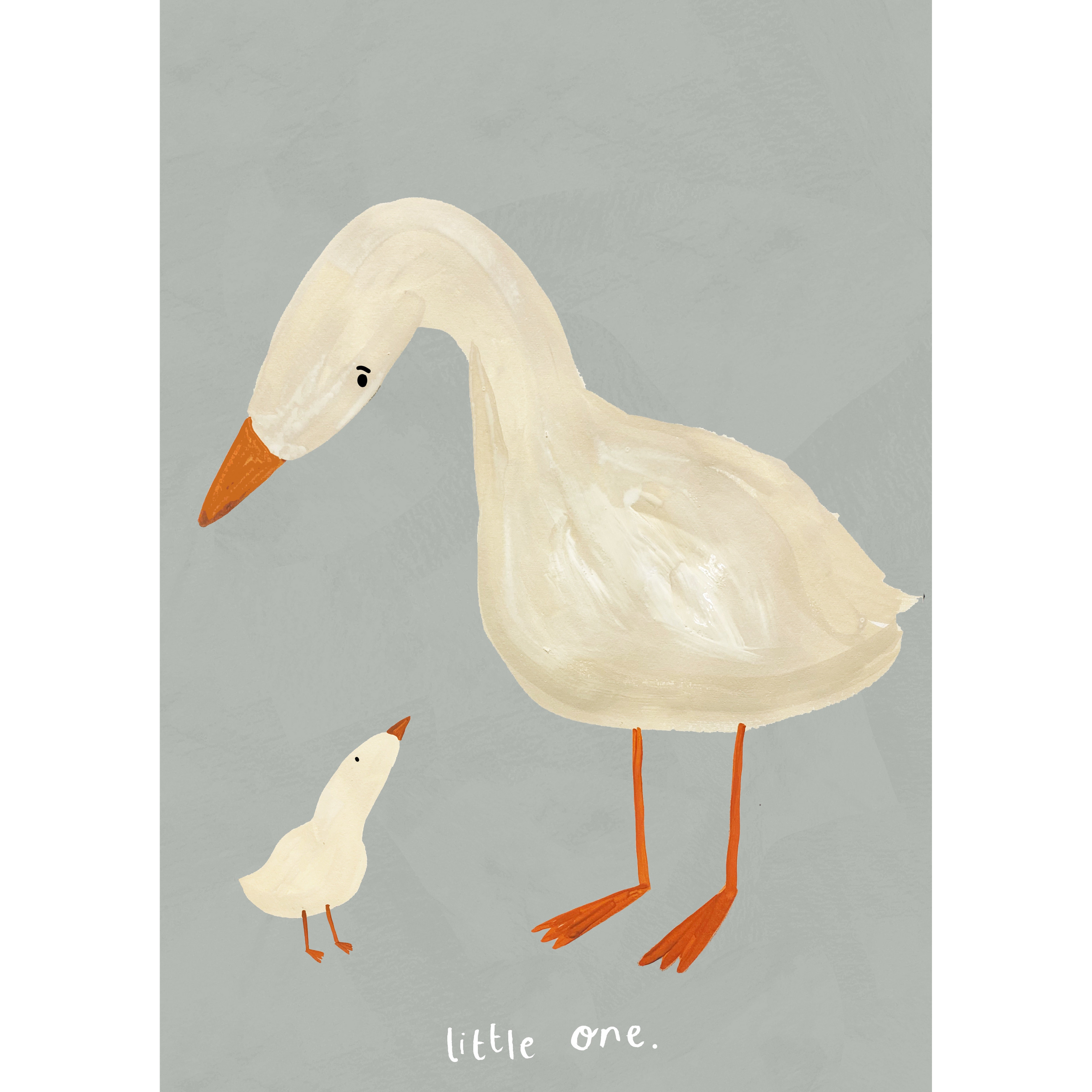 'Little One' Hand Painted Art Print - Yaya Studio