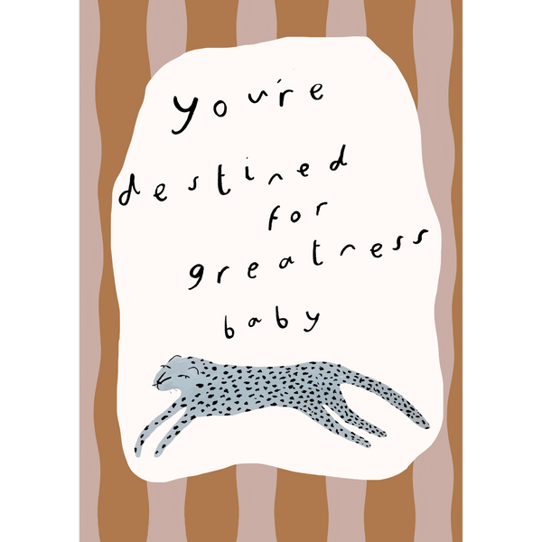 Destined for Greatness" Baby Art Print – Yaya Studio
