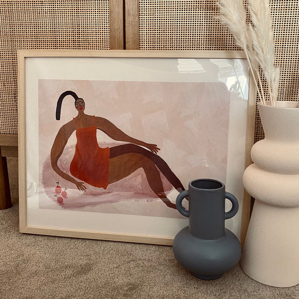 'Clementine' Hand Painted Art Print - Yaya Studio