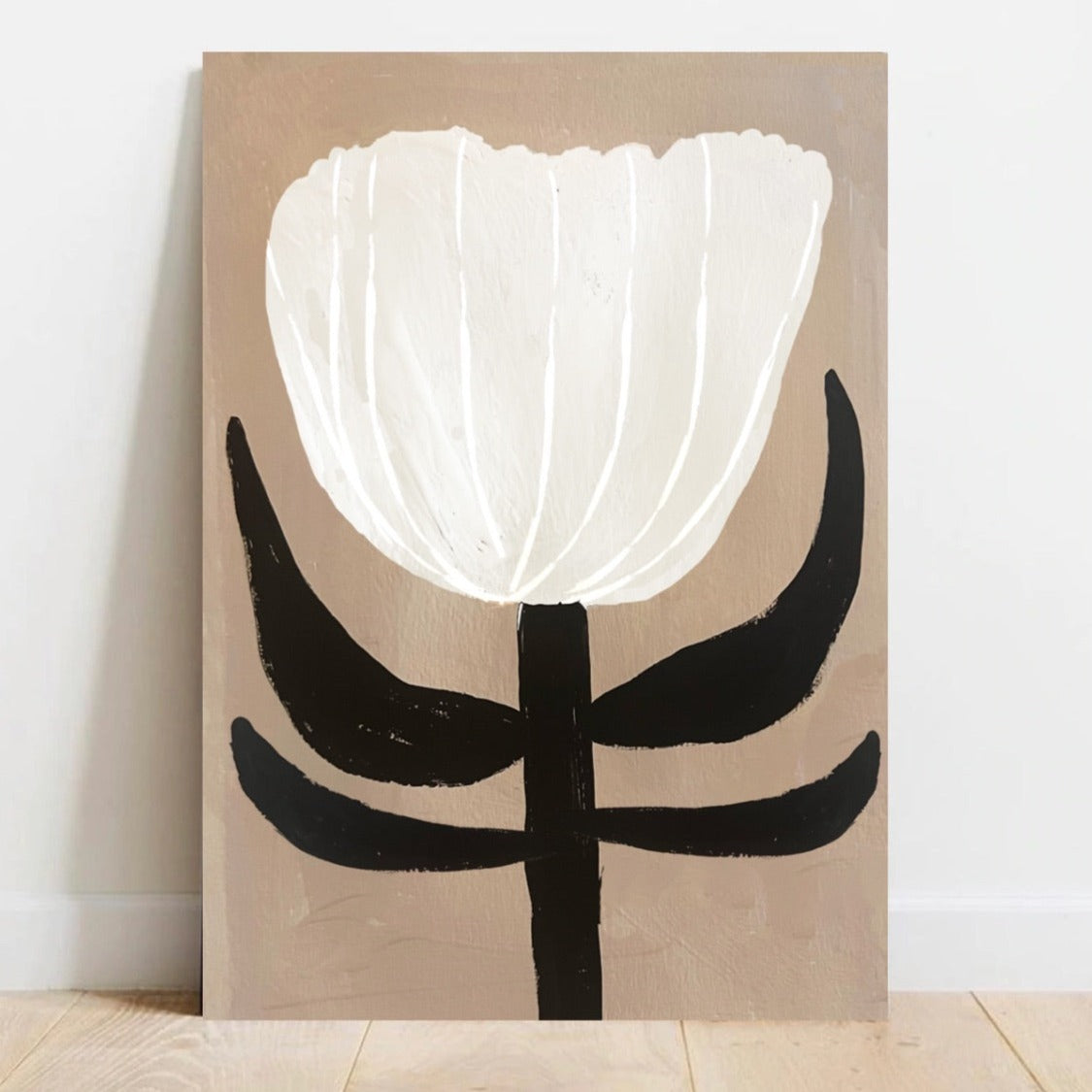 'Tulip' Hand Painted Art Print - Yaya Studio