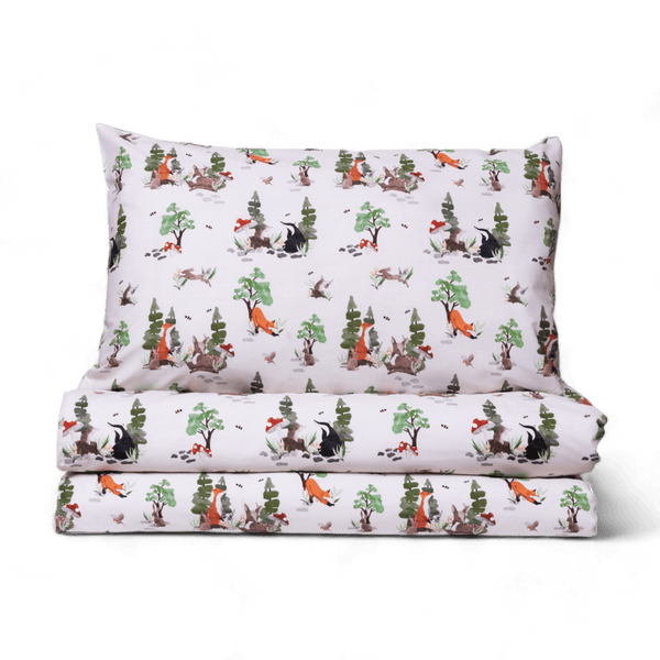 Woodland Scenes Toddler Bedding Set - Cozy & Fun