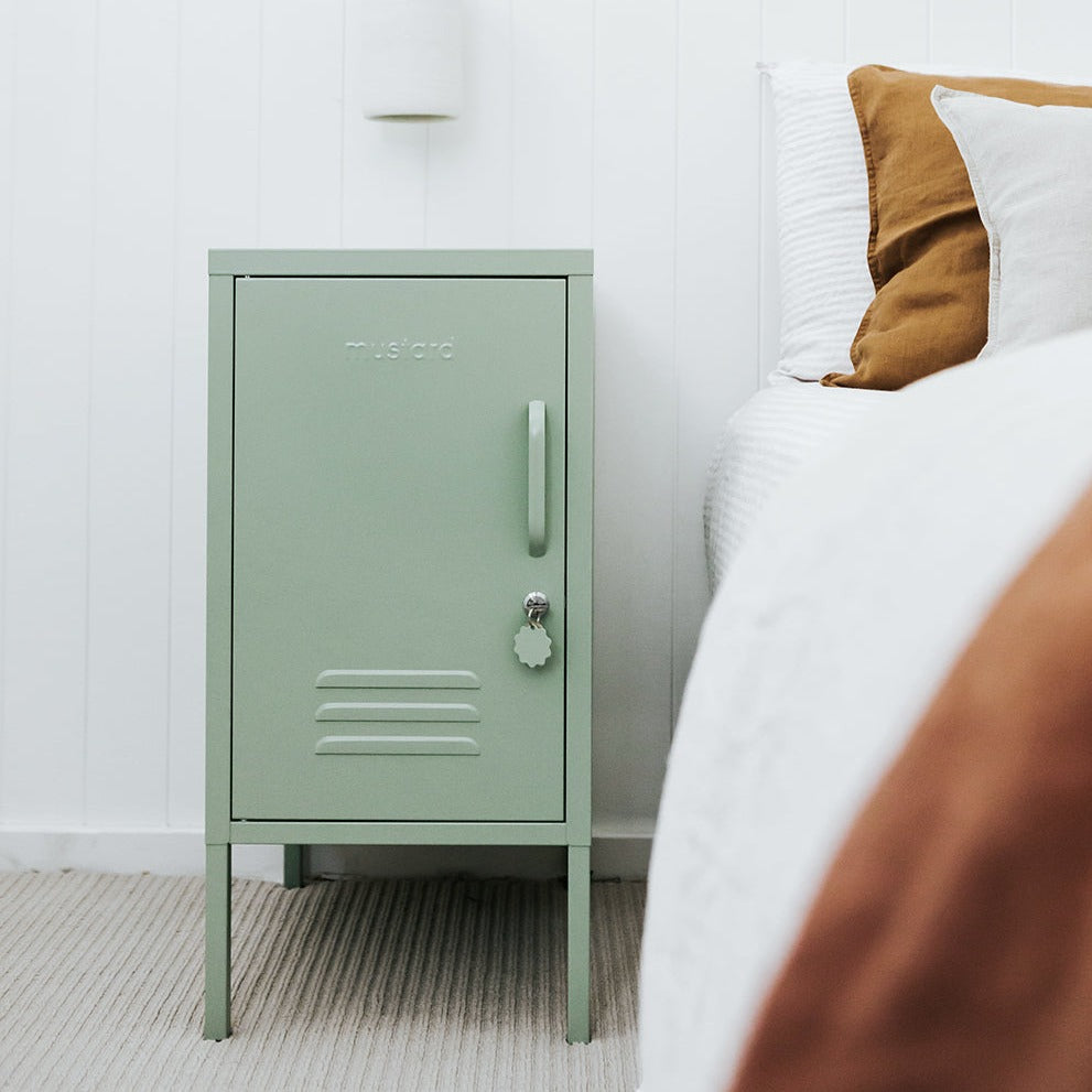 The Shorty in Sage – Mustard Made Single Door Locker Cabinet