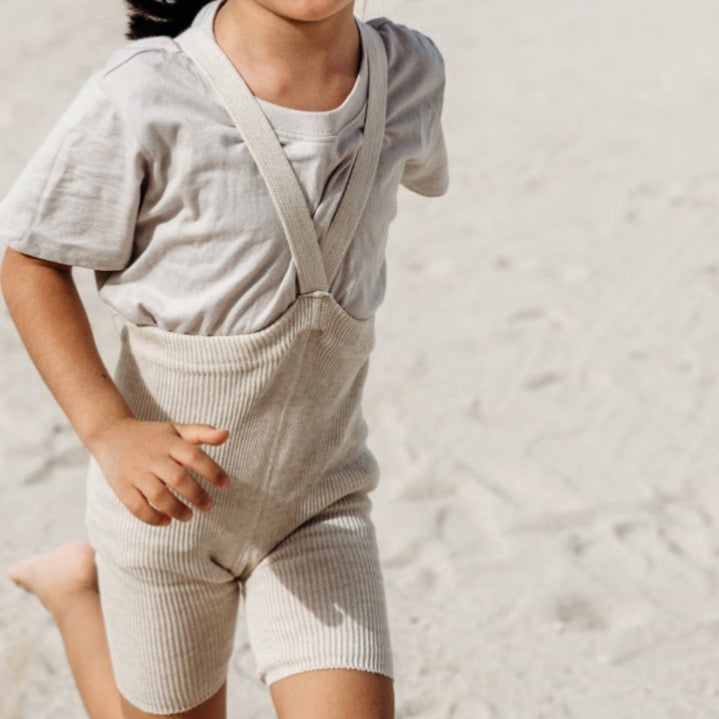 Silly Silas Unisex Shorty Rib Tights with Braces (Cream) – Ando