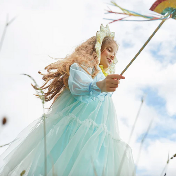 Childrens Cloud Dress and Rainbow Wand Dress Up Set- Meri Meri